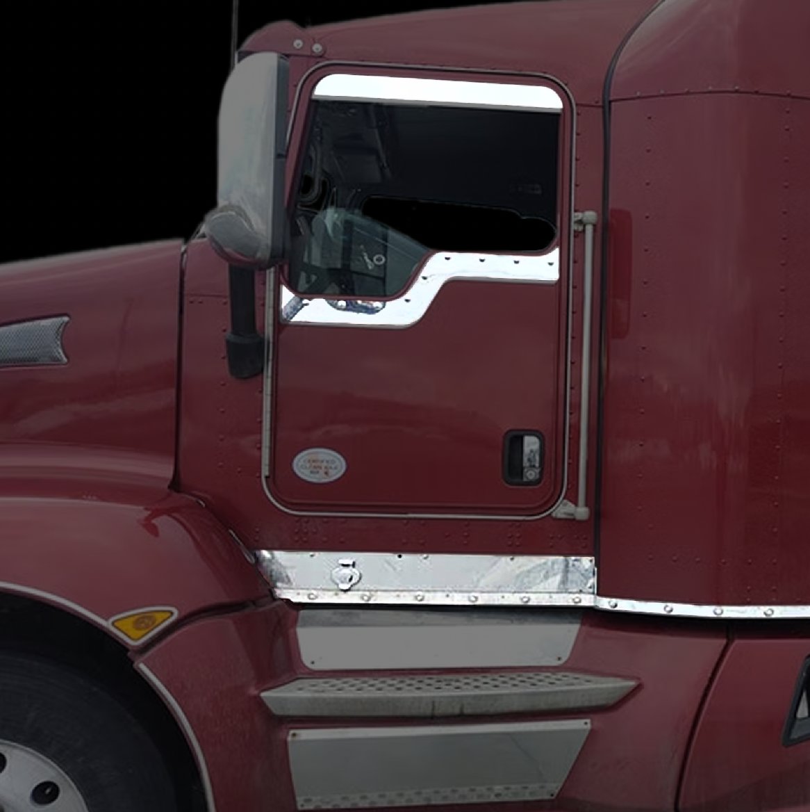 T660 Cab Exterior Trims – Truck City Chrome & Parts