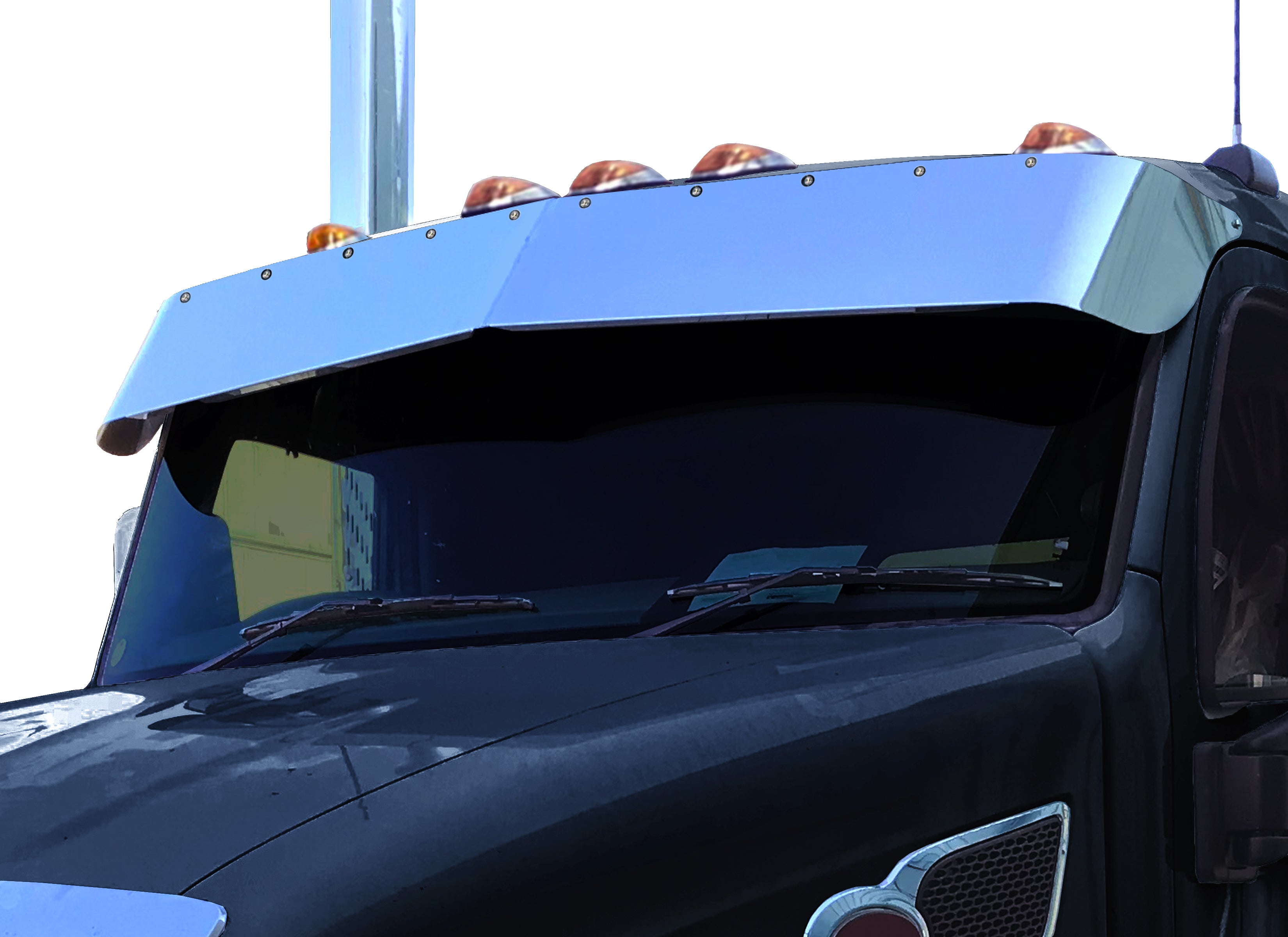 Truck City Chrome & Parts - Peterbilt 579/567 Day Cab 14" Blind Mount ...